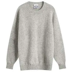 JAMIESON'S OF SHETLAND Crew Knit - Granite