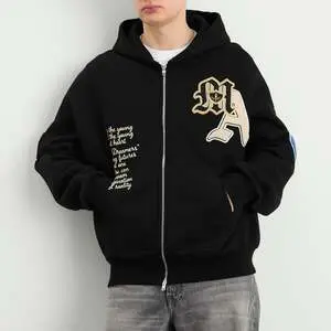 Amiri Varsity Patch Zip Hoodie