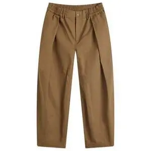 CHECKS DOWNTOWN Hakama Pleat Pants - Olive