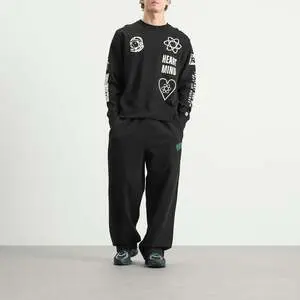 BILLIONAIRE BOYS CLUB Arch Logo Wide Leg Sweatpants
