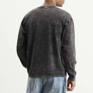 DIESEL® Garment Dyed Long Sleeve T-shirt