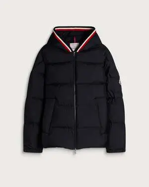 Moncler Lacfroid Knitted Trim Jacket