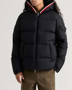 Moncler Lacfroid Knitted Trim Jacket