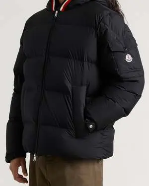 Moncler Lacfroid Knitted Trim Jacket