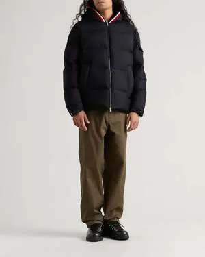 Moncler Lacfroid Knitted Trim Jacket