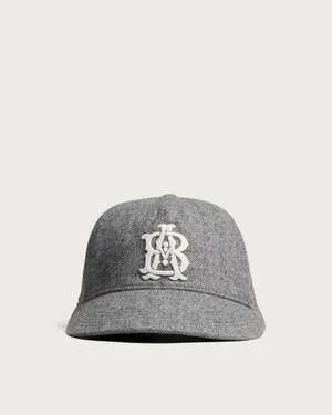 ABOUT:BLANK Monogram Herringbone Cap - Grey