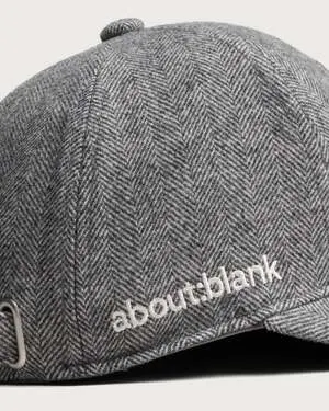 ABOUT:BLANK Monogram Herringbone Cap