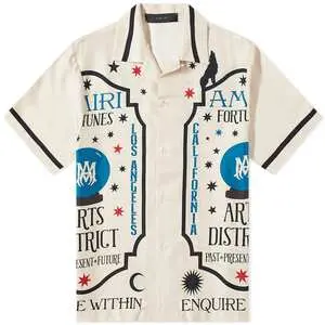 Amiri Fortune Bowling Shirt - Alabaster