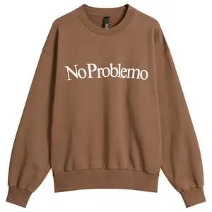 NO PROBLEMO Sweatshirt - Brown