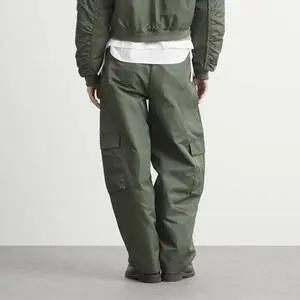 STEL Tapered Nylon Barrel Leg Trousers
