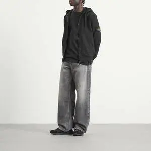Stone Island Garment Dyed Zip Hoodie