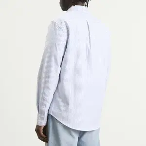 Portuguese Flannel Belavista Stripe Button Down Oxford Shirt