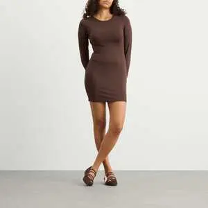 SKIMS Smooth Layers Crewneck Tunic Mini Dress