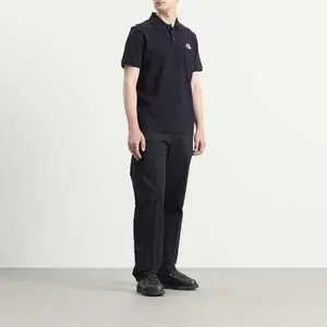Moncler Cotton Pique Logo Polo