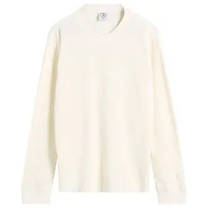 POLAR SKATE CO. Dylan Long Sleeve Waffle T-shirt - Ivory