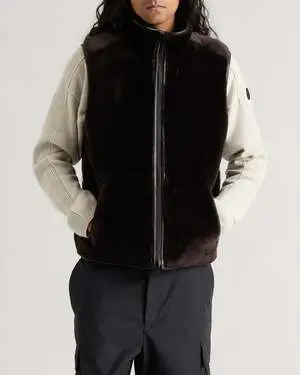 Moncler Rysfen Shearling Vest Jacket