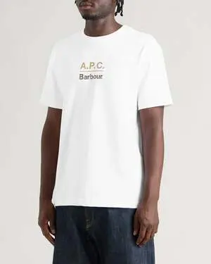 Barbour X A.p.c. Logo T-shirt