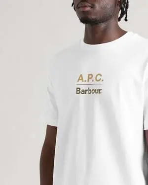 Barbour X A.p.c. Logo T-shirt