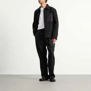 Casablanca Workwear Wool Belt Loop Trouser