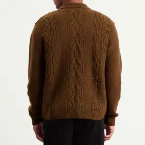 WAX LONDON Friar Zip Knit Jacket