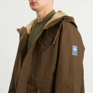 Universal Works British Waxed Cotton Boston Parka Jacket