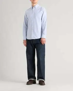 Portuguese Flannel Belavista Stripe Button Down Oxford Shirt