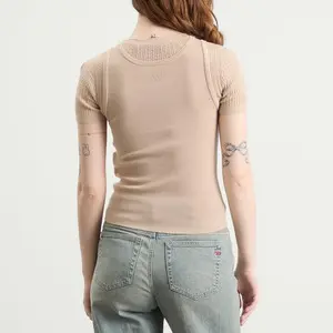 Acne Studios Kred Thin Ribs Layered T-shirt