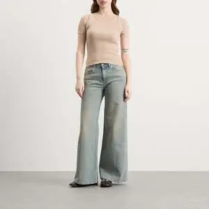 Acne Studios Kred Thin Ribs Layered T-shirt