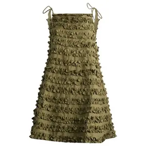 DAMSON MADDER Leili Ruffle Mini Dress