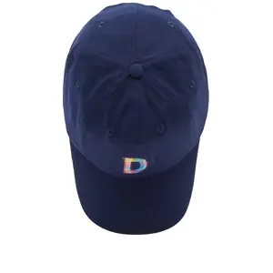 DRAKE'S Madras D Baseball Cap Jacket - Navy