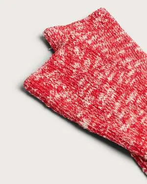 Universal Works Slub Sock - Red