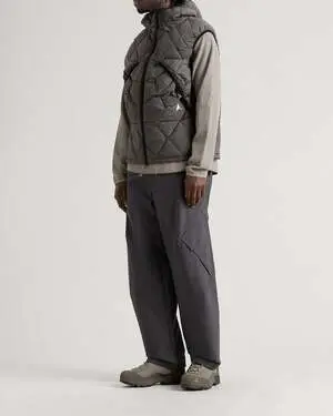 ROA Nuna 800 Fill Power Pinstriped Down Vest Jacket