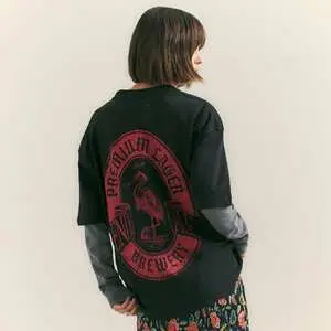 END. Beer Mat T-shirt - Black