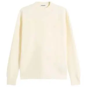 JIL SANDER Boiled Wool Jumper - Cloud