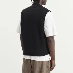 Universal Works Wool Fleece Zip Waistcoat Jacket