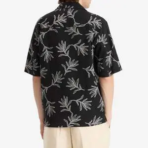 Nn07 Ole Botanical Print Shorts Sleeve Shirt