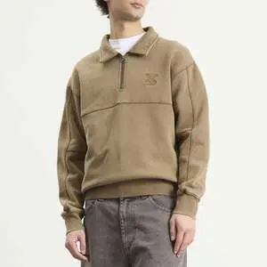 HERESY Green Quarter Zip Sweatshirt
