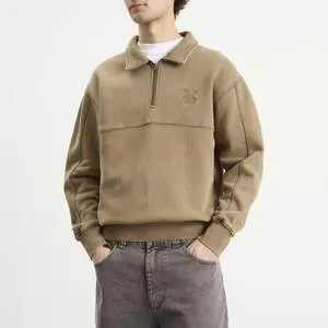 HERESY Green Quarter Zip Sweatshirt