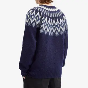 HOWLIN BY MORRISON Howlin' Future Fantasy Fair Isle Crew Knit