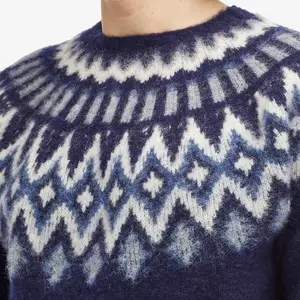 HOWLIN BY MORRISON Howlin' Future Fantasy Fair Isle Crew Knit