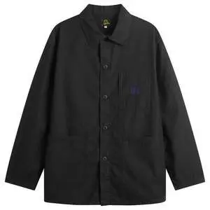 Needles Reversed Sateen Coverall Jacket - Black