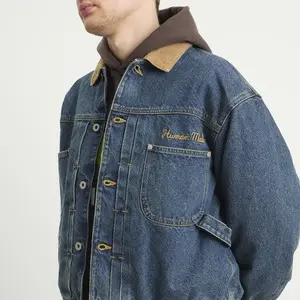 HUMAN MADE Corduroy Collar Denim Jacket