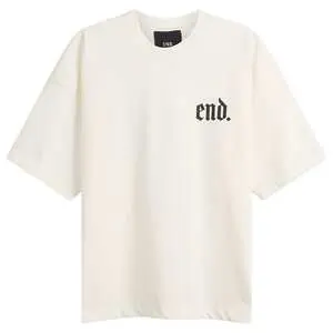 END. Gargoyle Full Moon T-shirt - Ecru