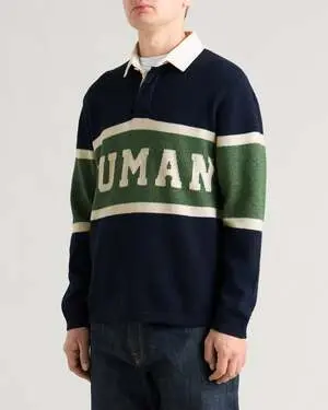 HUMAN MADE Knit Rugby Shirt