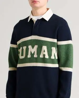 HUMAN MADE Knit Rugby Shirt