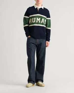 HUMAN MADE Knit Rugby Shirt