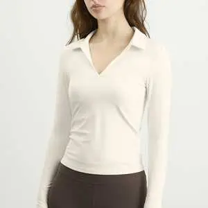 TALA Dayflex Polo Long Sleeve Top