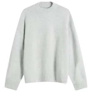 MKI MIYUKI ZOKU Mohair Blend Knit Crewneck - Light Grey