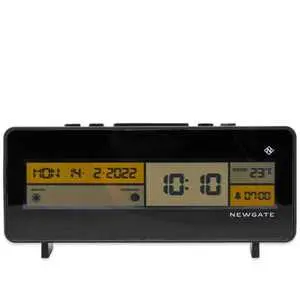 NEWGATE Futurama Lcd Digital Alarm Clock - Black