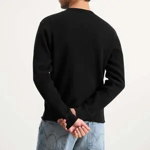 BEAMS Waffle Crew Neck Sweatshirt